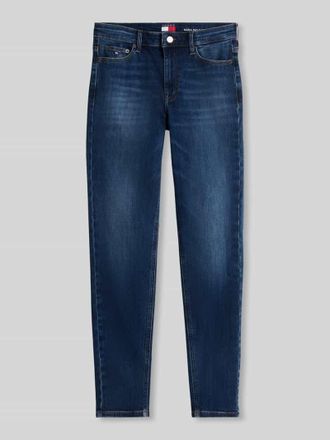 Tommy Jeans Mid Waist Skinny Jeans mit Label-Detail