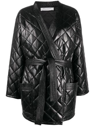 Philosophy di Lorenzo Serafini veste &agrave; design matelass&eacute; - Noir