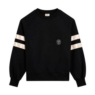 Repetto SweaT-shirt Signature Oversize - Femme - Sweatshirts et sweats &agrave; capuche - Noir - Taille: 38 FR