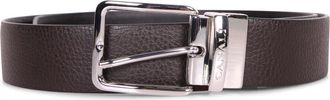 Canali Homme, Accessoires, Brun, Taille: 95 CM Ceinture R&eacute;versible