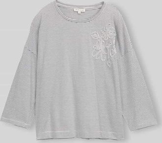 Tom Tailor Regular Fit 3/4-Shirt aus reiner Baumwolle