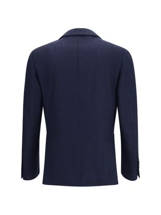 Lardini Mens Single-Breasted Wool And Cashmere Jacket 860bl