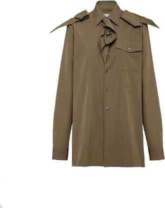 Prada Damen, Blusen & Hemden, Gr&uuml;n, SGr&ouml;&szlig;e