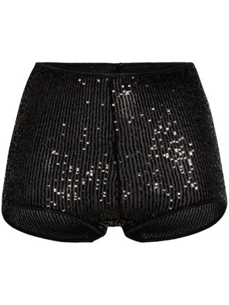 Alchemy short Lia à sequins - Noir