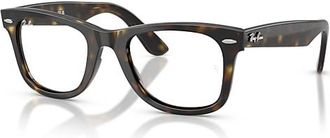 Ray-Ban Wayfarer Ease Optics Havana Fassung Klar Glas Polarisiert 50-22