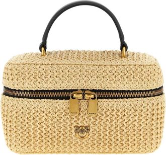 Pinko Pinko, Femme, Sacs, Beige, Taille: ONE Size Vanity Soft Mini