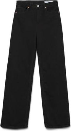 Vero Moda Vero Moda Femme Vmtessa Droit Ra118 GA Noos Jeans, Schwarz, 30W / 32L EU