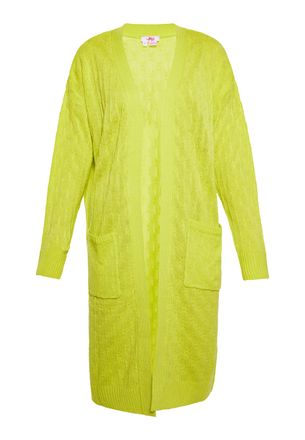 Mymo Strickjacke Damen Limone