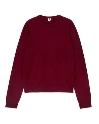 Arket Pullover Aus Kaschmir Und Wolle -Rot