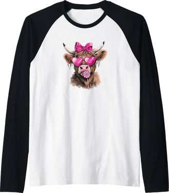 F4NT4STIC Highland Cow Valentine | Valentine Love Kollektion Raglan