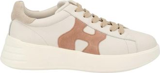 Hogan Femme, Chaussures, Beige, Taille: 38 EU Baskets Rebel H562