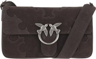 Pinko Pinko, Femme, Sacs, Brun, Taille: ONE Size Love Bag One Sac Souple en Daim