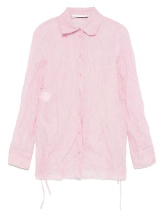 CHRISTOPHER ESBER chemise froncée - Rose