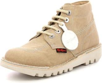 Kickers Hi, Bottillons Femme, Beige Clair, 36