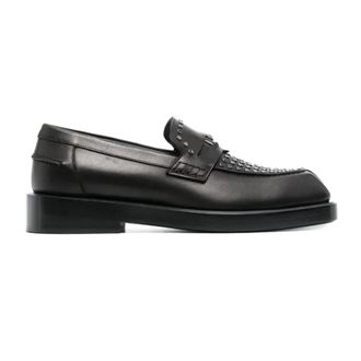 Versace Medusa Studded Loafers - - Shoes - Herren - Schwarzk - 42 EU