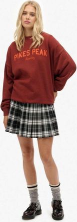 Superdry Outdoor Location - Sweat &agrave; col ras du cou - Marron brique-Brown