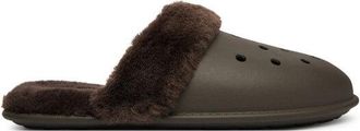 Crocs Hausschuhe Classic Fuzz Scuff 212143 Braun