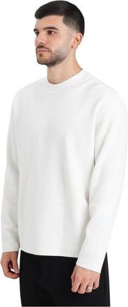 Selected Homme, Sweatshirts et sweats &agrave; capuche, Blanc, Taille: S Maglioncino Girocollo