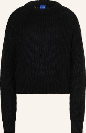 HUGO BOSS Hugo Pullover Slogeryna Mit Alpaka schwarz