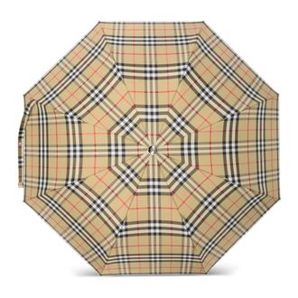 Burberry Faltbarer Regenschirm - - Accessories - Damen - Beige - ONE SIZE
