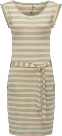 Ragwear Sommerkleid Tagg Stripes gestreiftes Damen Minikleid mit Taillenband und Taschen