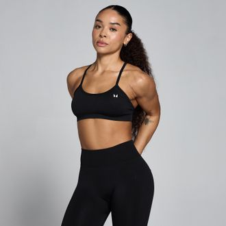 MyProtein Brassi&egrave;re de sport &agrave; bretelles sans coutures MP Lift femme - Noir - XS