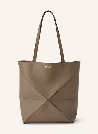 Loewe Shopper Puzzle Fold Medium beige