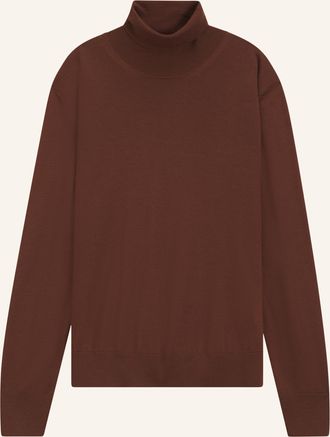HUGO BOSS Pullover H-Musso Regular Fit braun