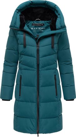 Marikoo Damen Winterjacke Natsukoo - warm, mit Teddyfell & Kapuze