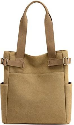 Generic Sac &agrave; main d&eacute;contract&eacute; en toile pour femme - Sac fourre-tout pour homme et femme - Petit sac &agrave; bandouli&egrave;re pour femme, a, Taille unique