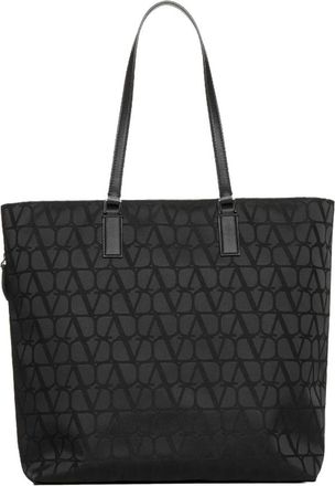 Valentino Garavani Femme, Sacs, Noir, Taille: ONE Size Toile Iconographe Tote Bag