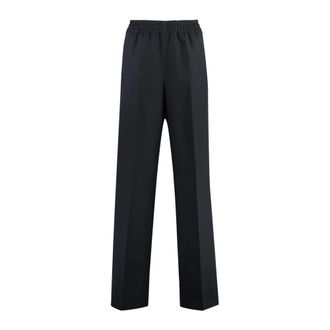 Golden Goose Hose mit Gummizug und hohem Bund - - Trousers - Damen - Blau - L