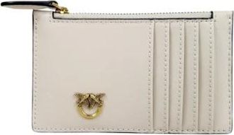 Pinko Pinko, Femme, Accessoires, Beige, Taille: ONE Size Porte-cartes Airone