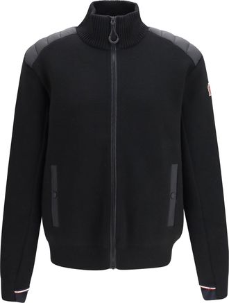 Moncler Wool-Blend Insulated Down Jacket - Black