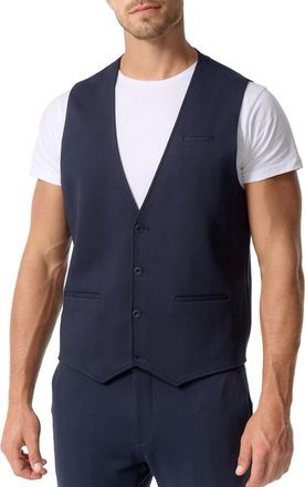JEFF Herren JFEzra Weste mit Viskose-Anteil | Anzugweste Herrenweste Dark Navy, 50