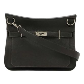 Herm&egrave;s Pre-owned Jypsiere 34 Togo Leder Umh&auml;ngetasche - - Pre-owned - Damen - Grau - ONE SIZE
