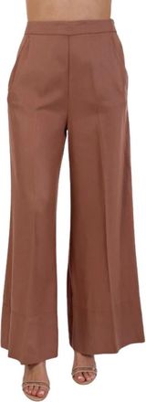 Pinko Pinko, Femme, Pantalons, Brun, Taille: 44 FR Pantalon large