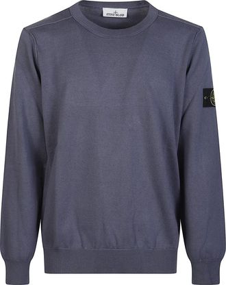 Stone Island Homme, Pulls, Bleu, Taille: L Pull Ras du Cou