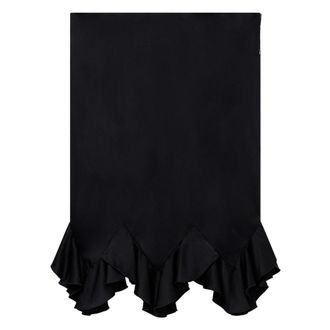 Stella McCartney Ger&uuml;schter Satin-Midirock - - Skirts - Damen - Schwarzk - XS