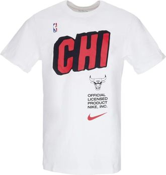 Nike Chicago Bulls Basketball T-Shirt - - Sport - Herren - Wei&szlig; - 2XL