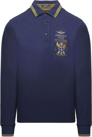 Aeronautica Herren, Oberteile, Blau, LGröße