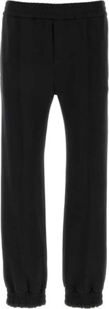 Valentino Garavani Homme, Pantalons, Noir, Taille: S Jersey Joggers
