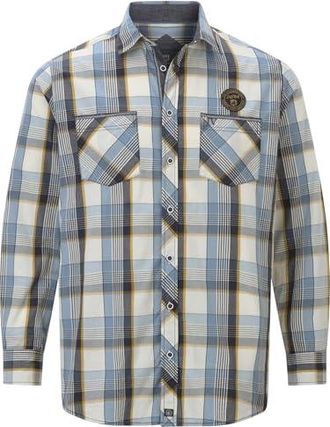 Jan Vanderstorm Homme Chemise Lokifred Bleu, XL - 43/44