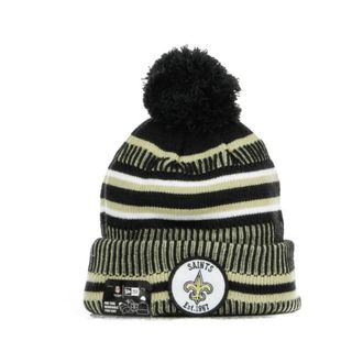 New Era Sport Strick Pom Pom M&uuml;tze Original Teamfarben - - Accessories - Herren - Schwarzk - ONE SIZE