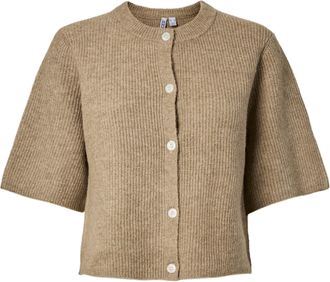 Pieces Pcsilly Ss O-Neck Knit Cardigan Noos Bc