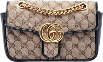 Gucci Sac bandouli&egrave;re doccasion - Femme - Pre-owned - Beige - Taille: ONE Size