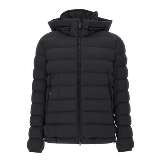 Peuterey Gesteppte Daunenjacke mit Kapuze - - Jackets - Herren - Schwarzk - M