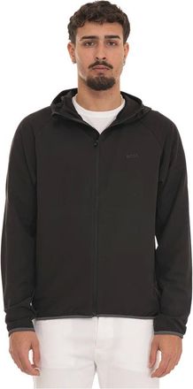 HUGO BOSS Homme, Vestes, Noir, Taille: 2XL L-Commuter Veste Harrington &agrave; Capuche
