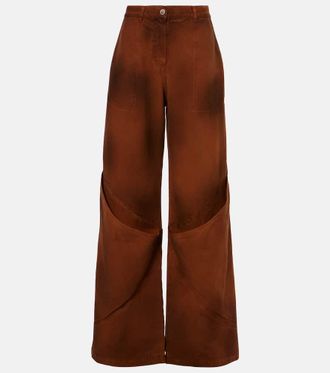 The Attico Oversize Wide-Leg Jeans