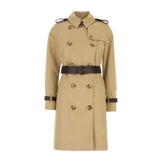 Burberry Twill Trenchcoat - - Coats - Damen - Braun - S